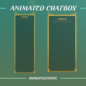 Celestial Green Animated Stream Overlay Package for OBS - Etsy