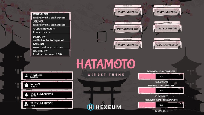 Free japanese twitch overlay for webcam - ninjaasse