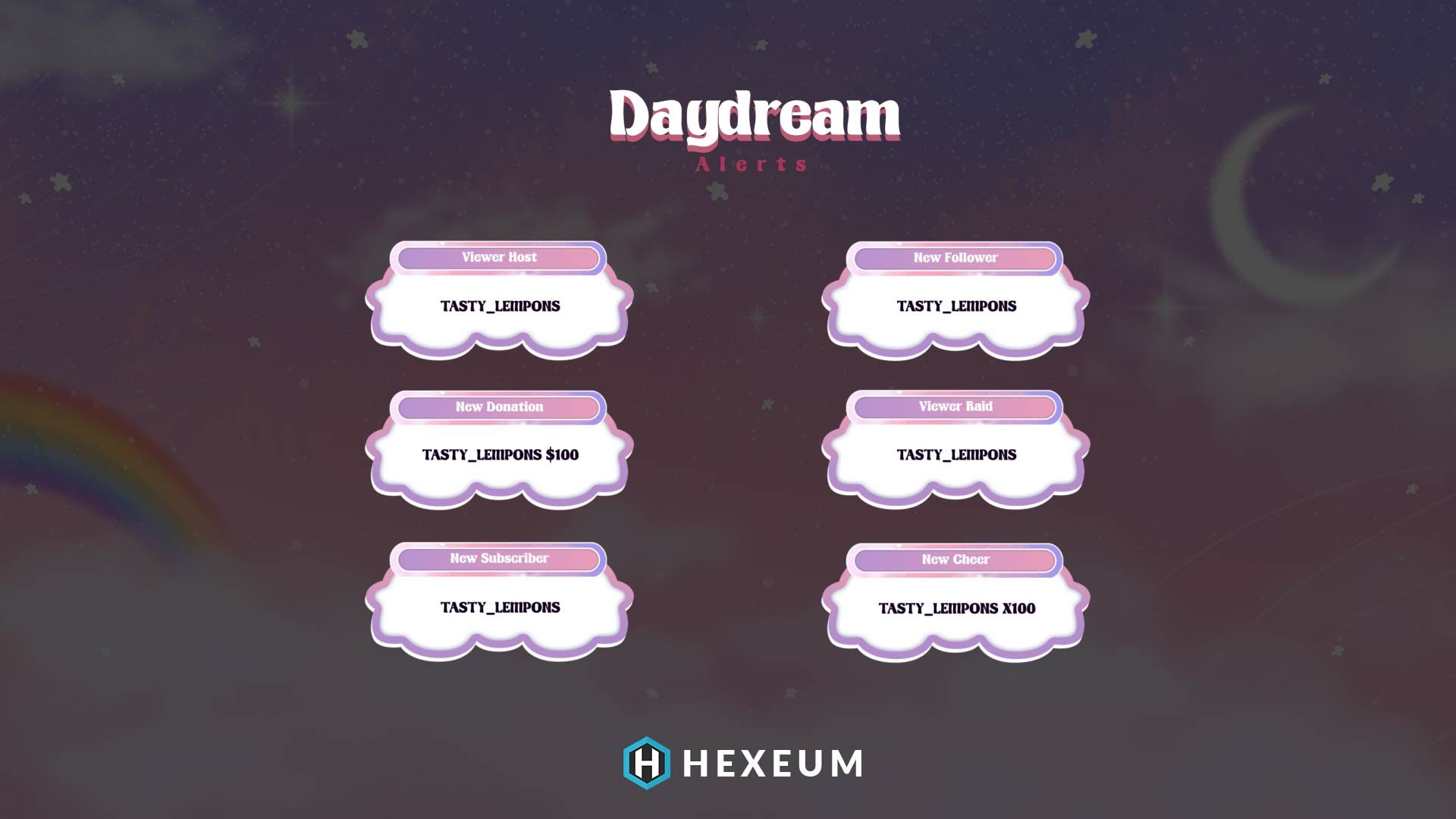 Pastel Twitch Stream Overlay Package Cute Pink OBS Overlays - Etsy