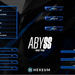 Blue Twitch Overlay Package for Obs/dark/mininmal/panels/webcam/esports ...