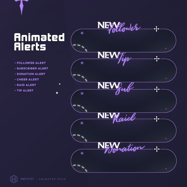 Glowing Purple Stream Package/transition/astral/vtuber Celestial ...