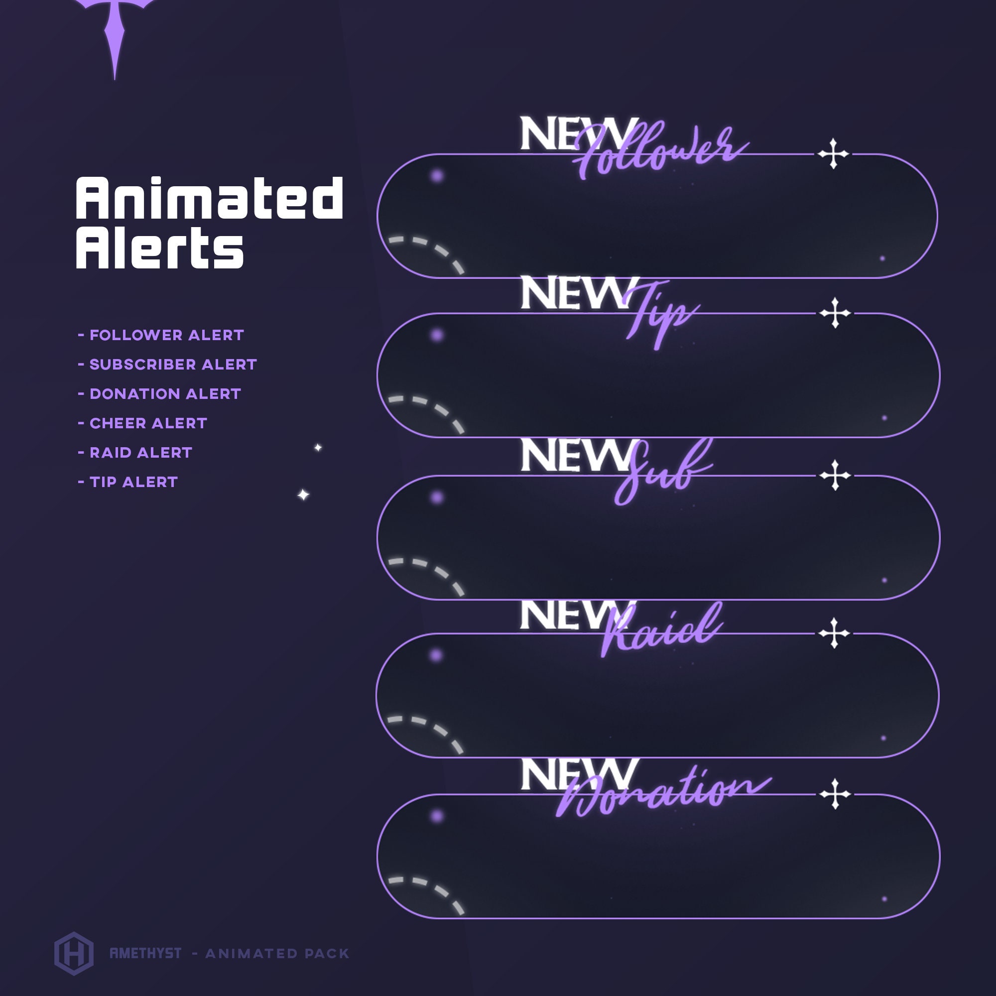 Glowing Purple Stream Package/transition/astral/vtuber Celestial ...