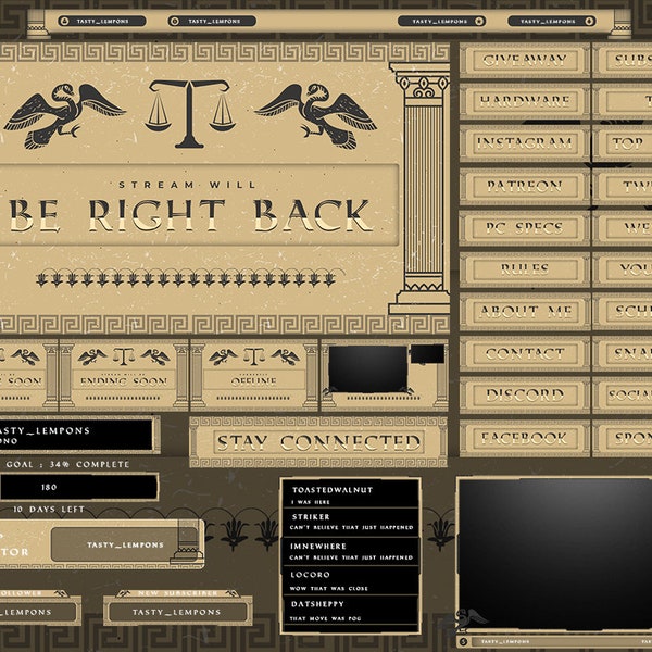 Rpg Twitch Overlay - Etsy