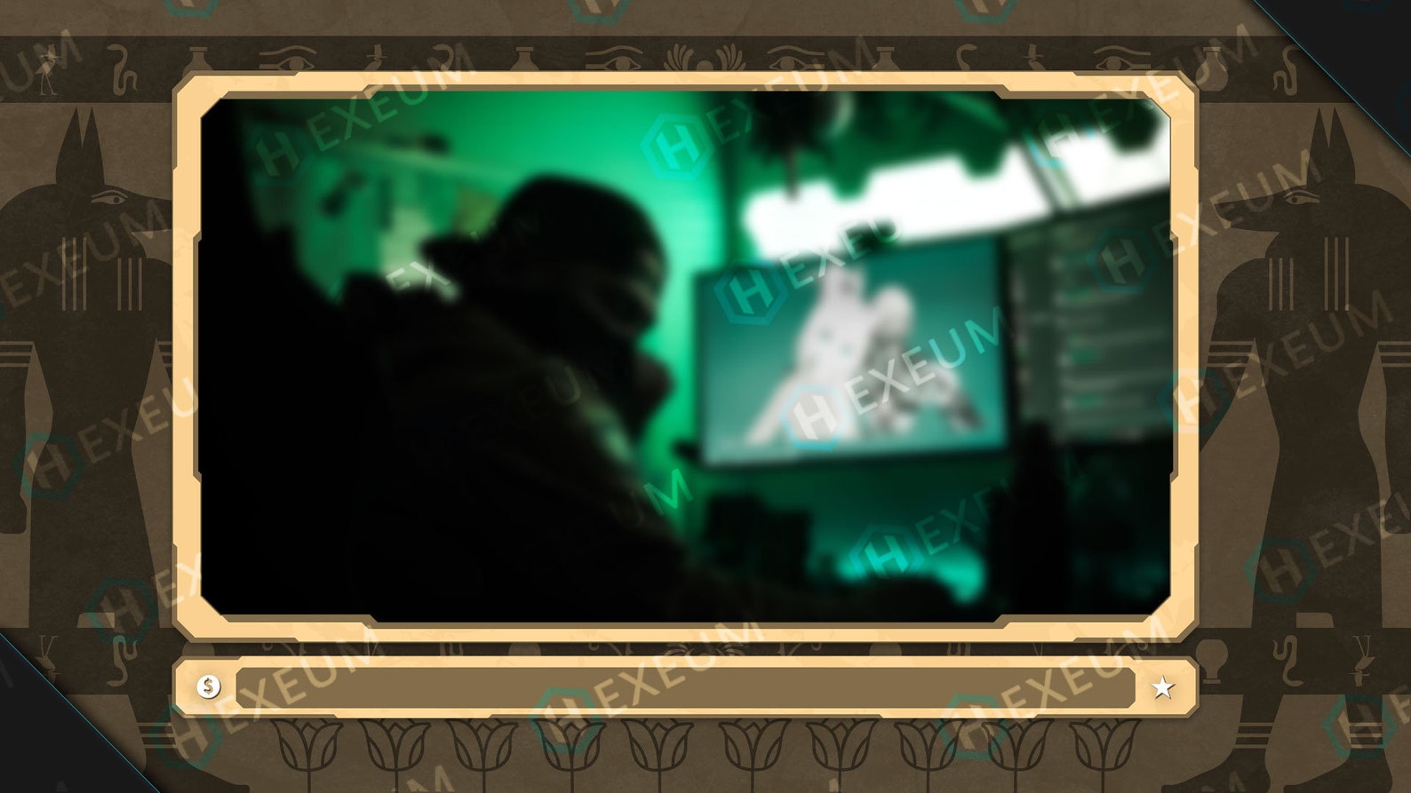 Ancient Egypt Twitch Overlay Package for Obs/aesthetic/fantasy/vtuber ...