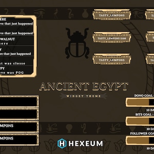 Ancient Greek Twitch Overlay Package for Obs/aesthetic/fantasy/vtuber ...