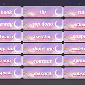 Pastel Twitch Stream Overlay Package | Cute Pink OBS Overlays - Etsy