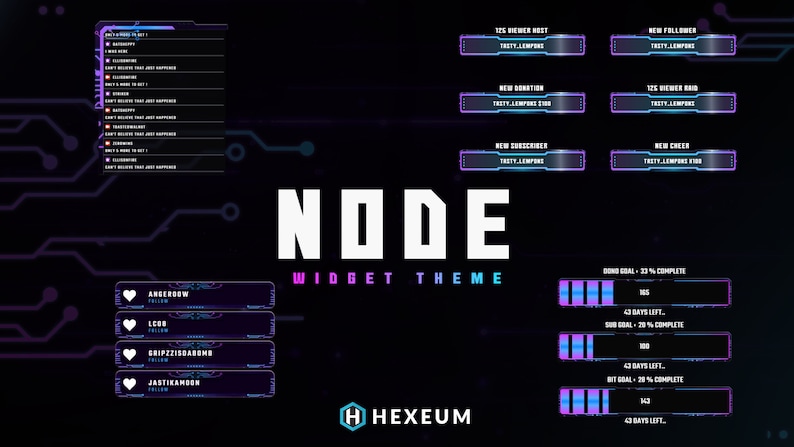 Neon Cyberpunk Twitch Overlay Package for - Etsy