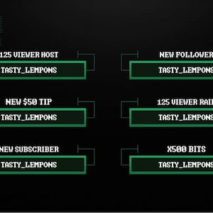 Retro & Hacker Animated Twitch Alerts - Etsy