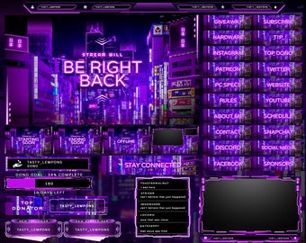 Japanese Neon Twitch - Etsy