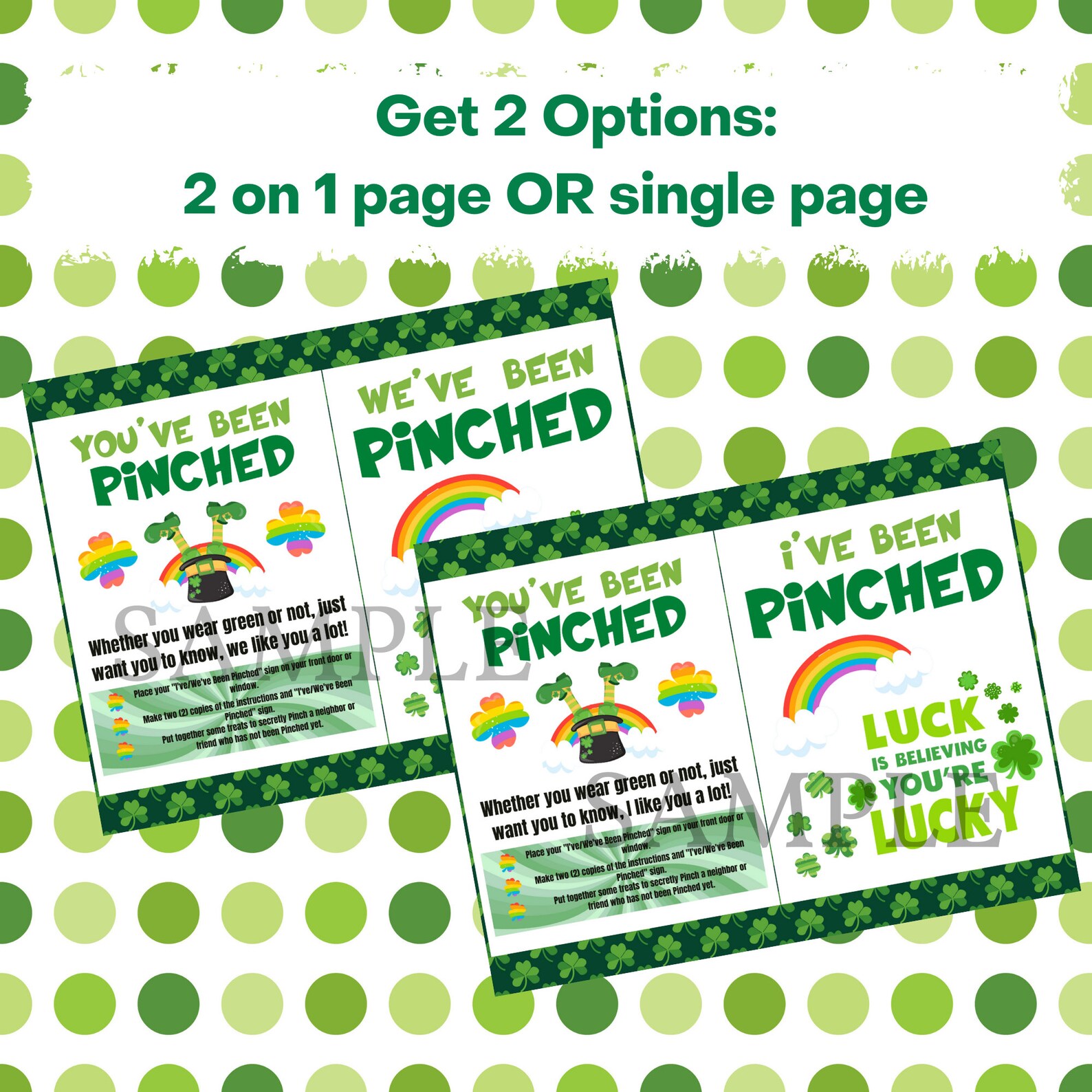 You've Been Pinched, Leprechaun'd, We've Been Shamrocked, Ding Dong ...