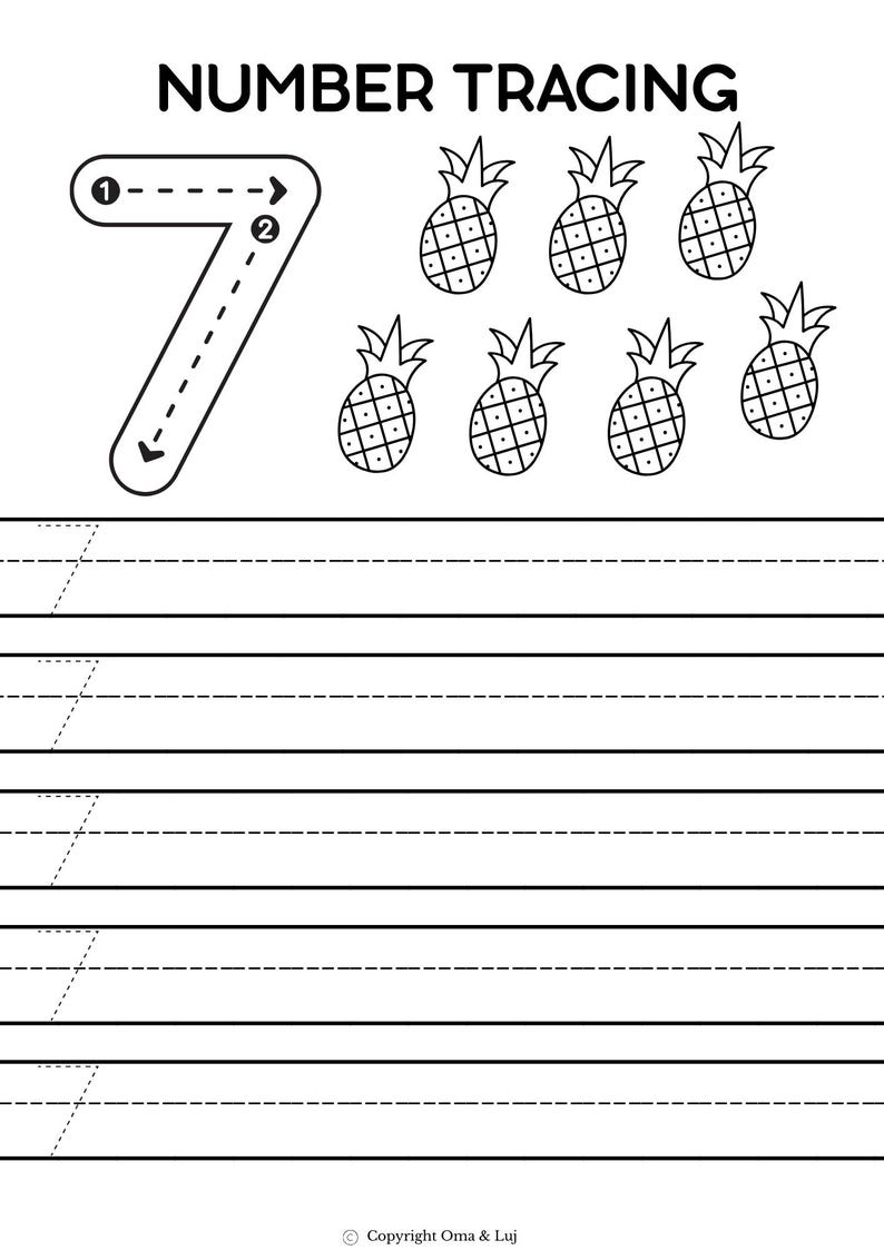 Preschool Tracing Worksheets for Kids Printable Kids Activity Workbook ...