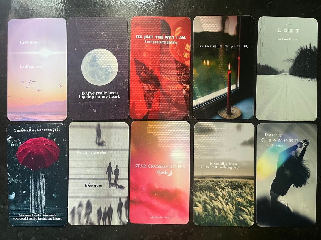 30 Oracle Cards With Key Words 24-48 Hours Love Oracle Card Pull ...