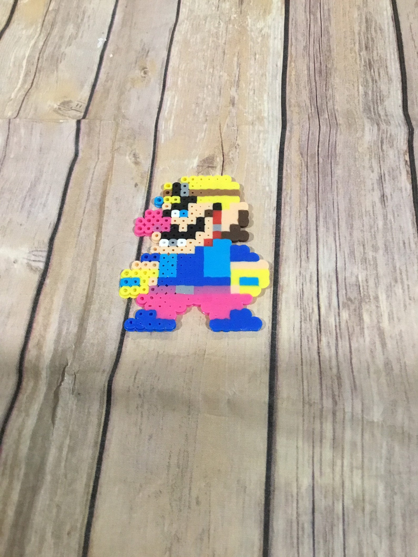 Super Smash Bros. Ultimate Wario Perler Bead Design - Etsy