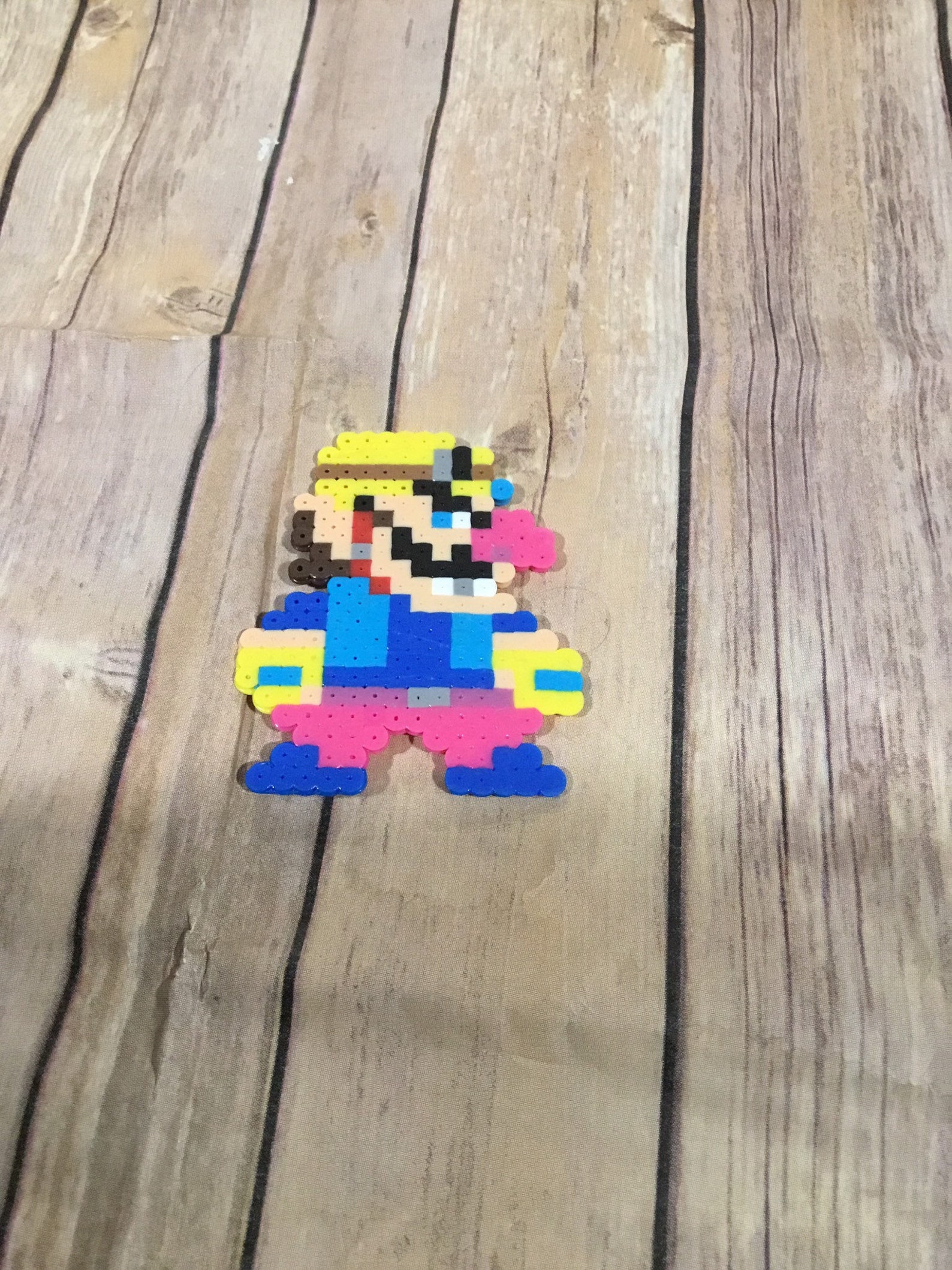 Super Smash Bros. Ultimate Wario Perler Bead Design - Etsy