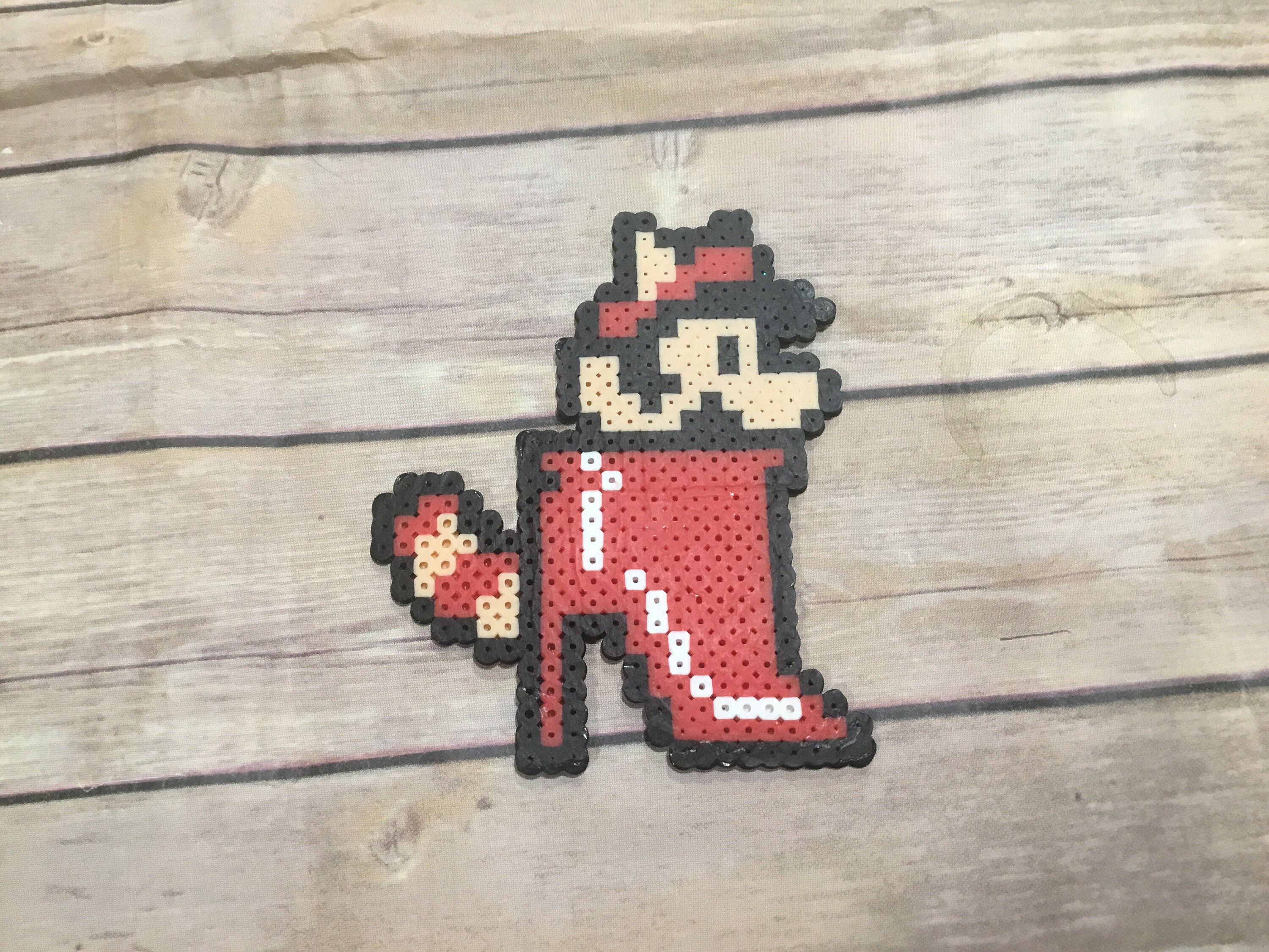 Raccoon Heel Mario Perler Bead Design - Etsy