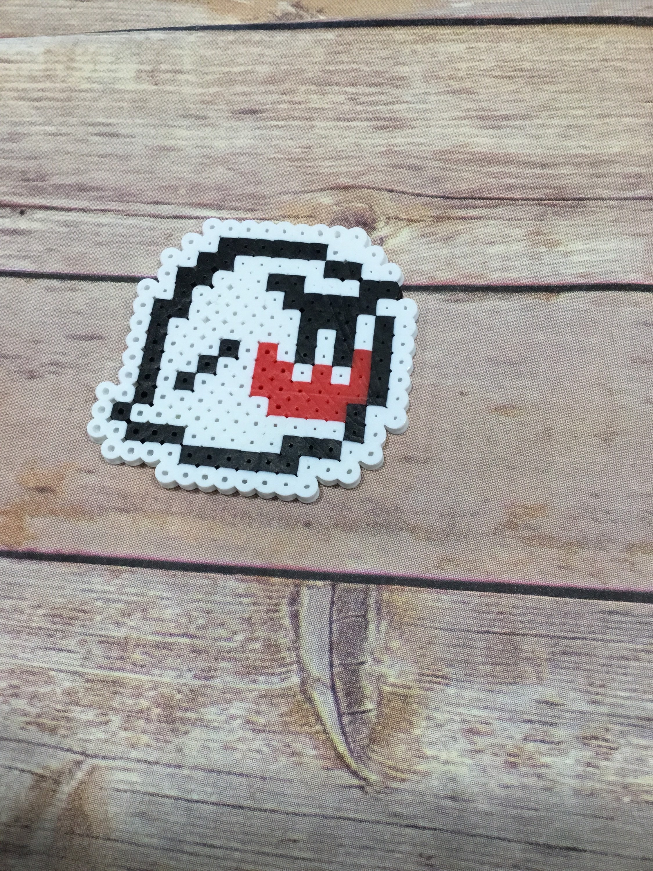 Super Mario Bros. 3 Boo Perler Bead Pattern - Etsy Australia