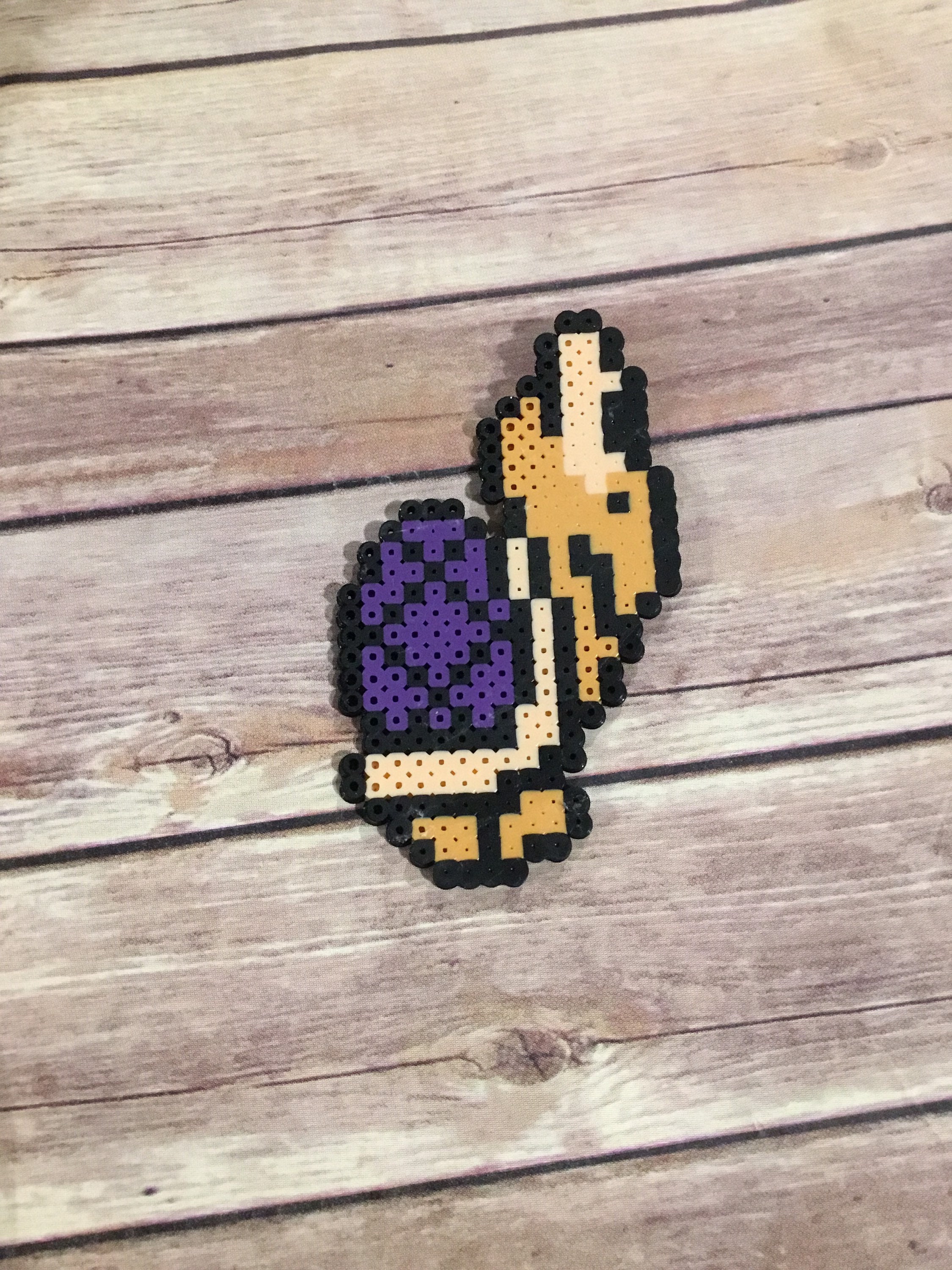 Super Mario Bros. Koopa Troopa With Purple Shell Perler Bead Design - Etsy