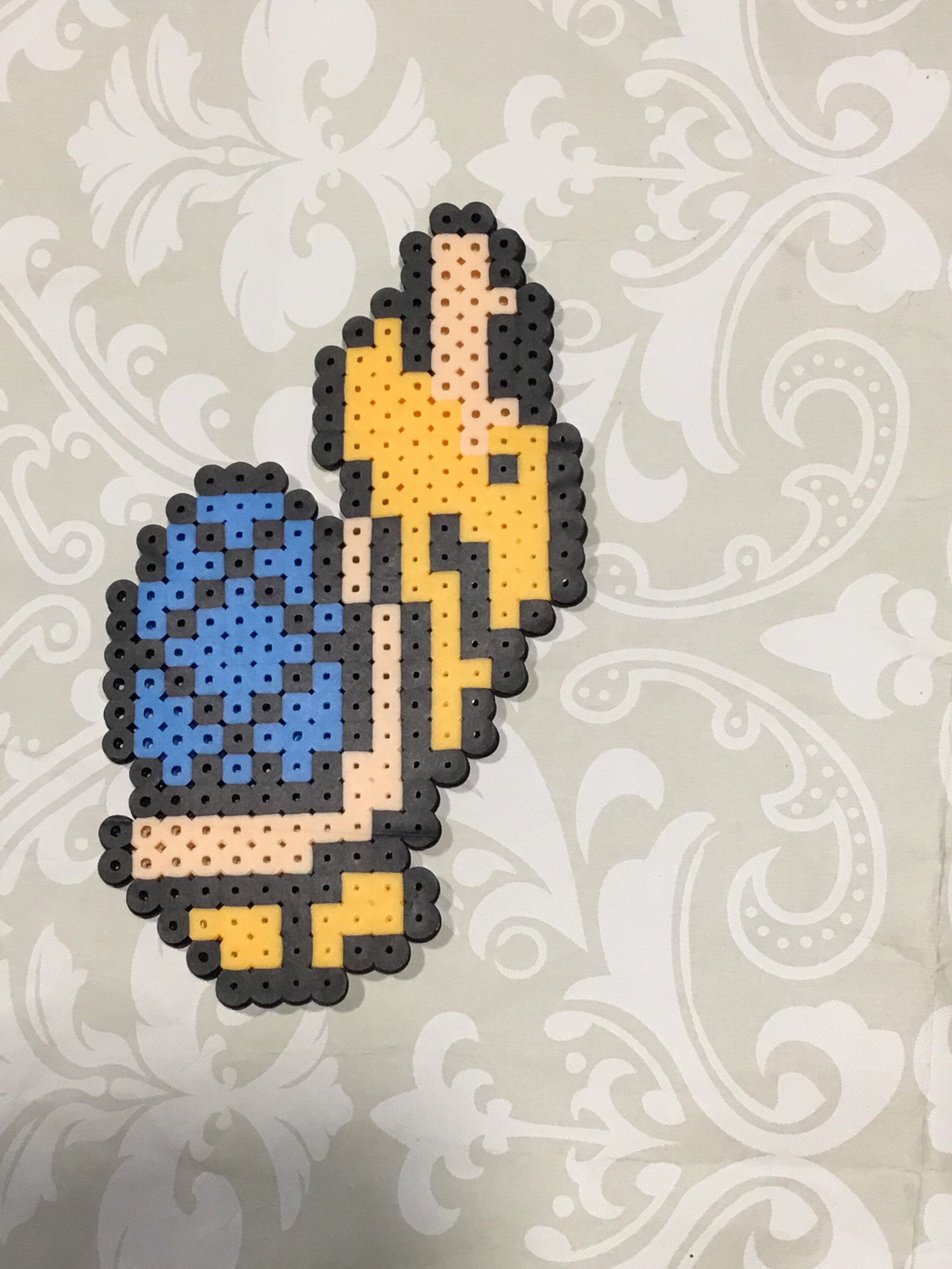 Super Mario Bros. Koopa Troopa With Blue Shell Perler Beqd Design - Etsy