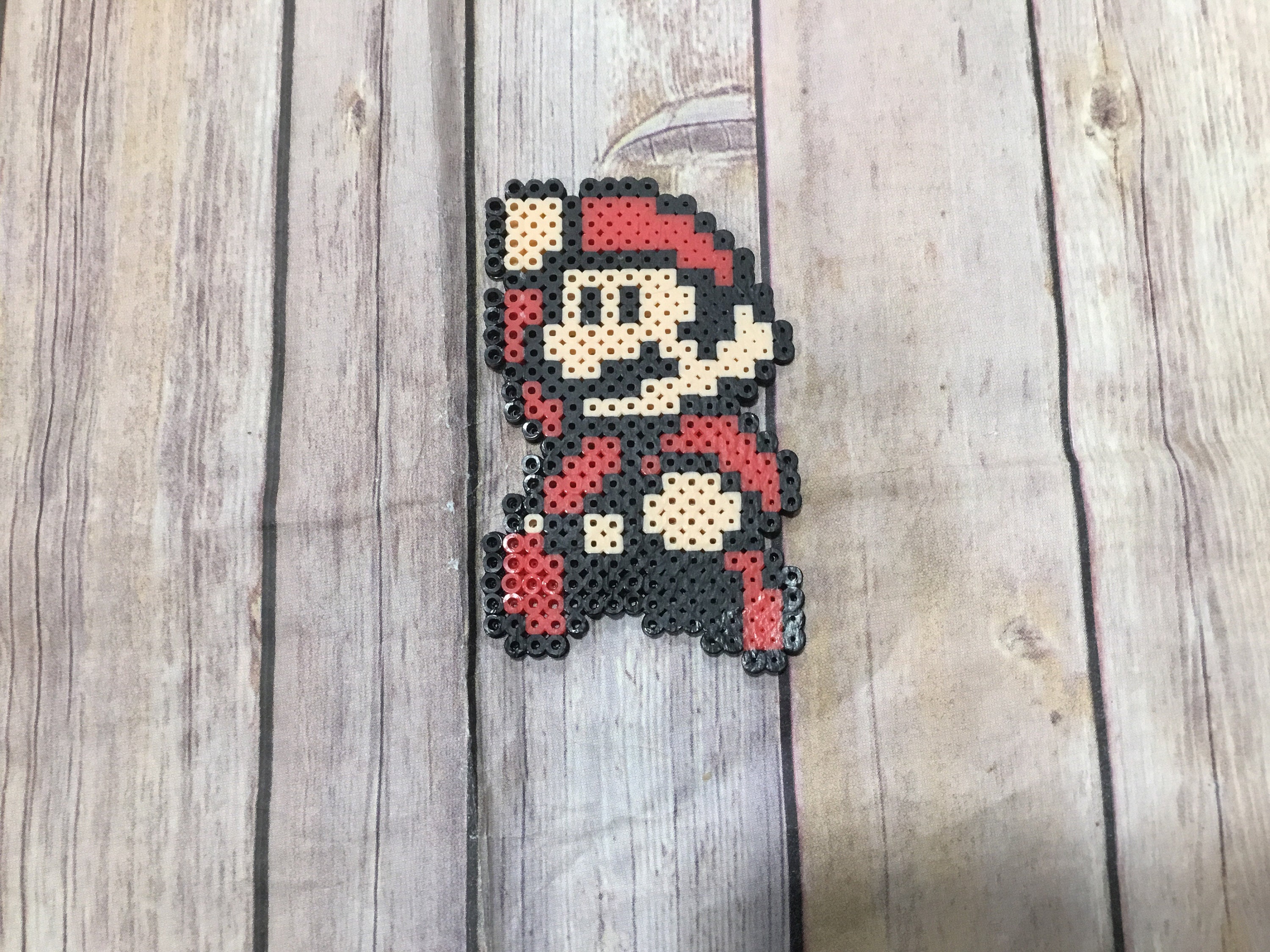 Jumping Super Mario Perler Bead Design - Etsy