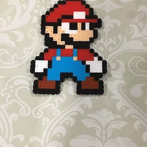 Super Smash Bros. Ultimate Mario Perler Bead Design - Etsy