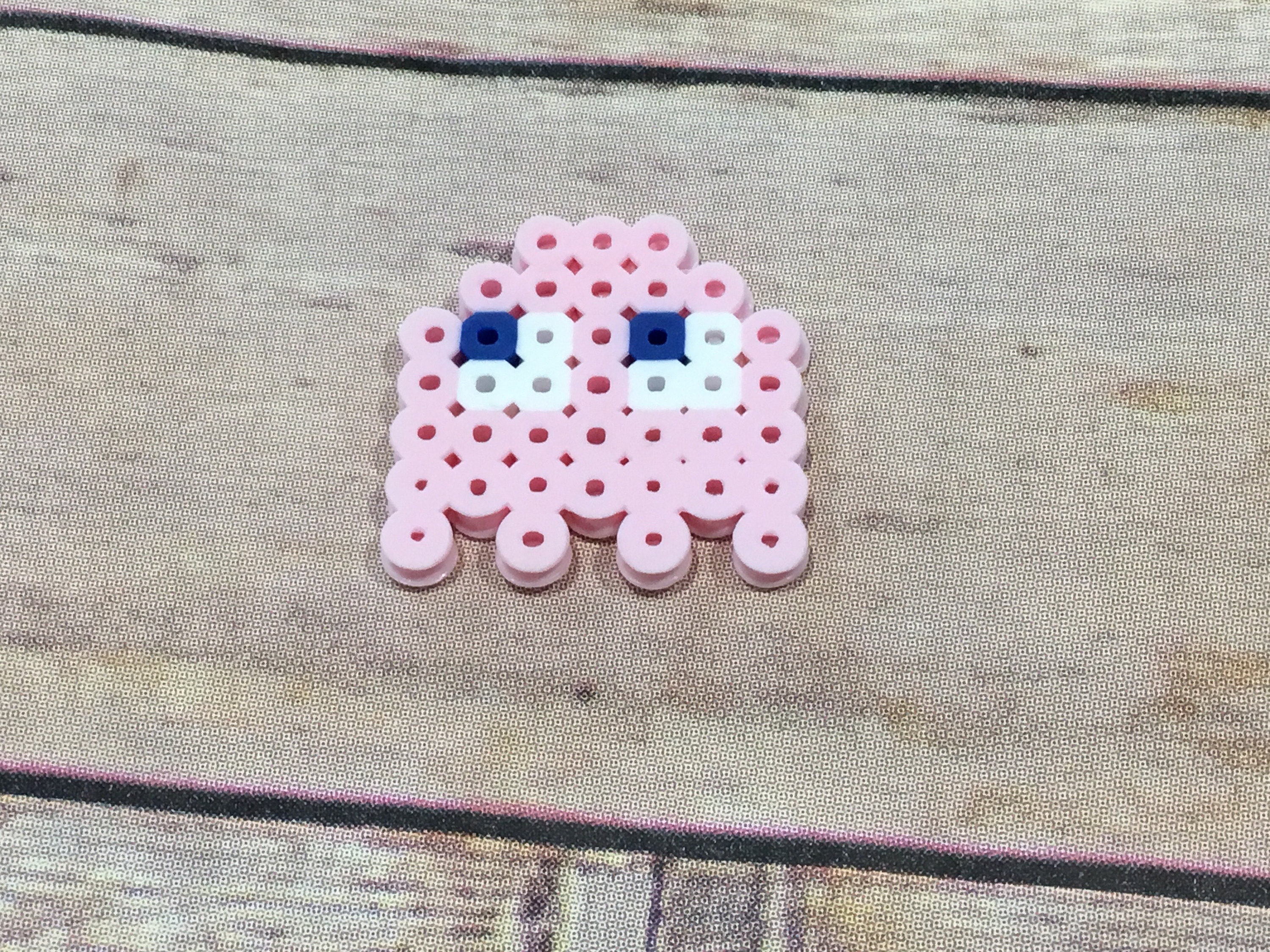 Pac Man Pinky Ghost Perler Bead Pattern - Etsy