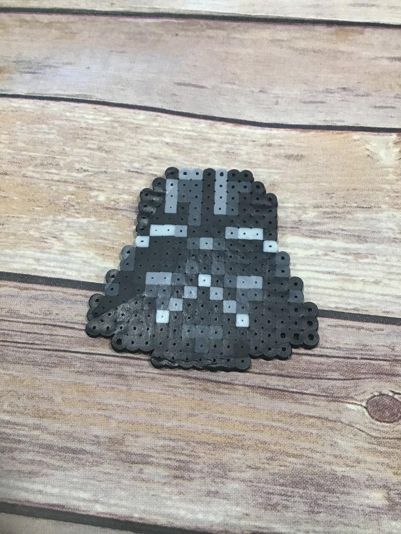 Dark Master Helmet Perler Bead Design - Etsy