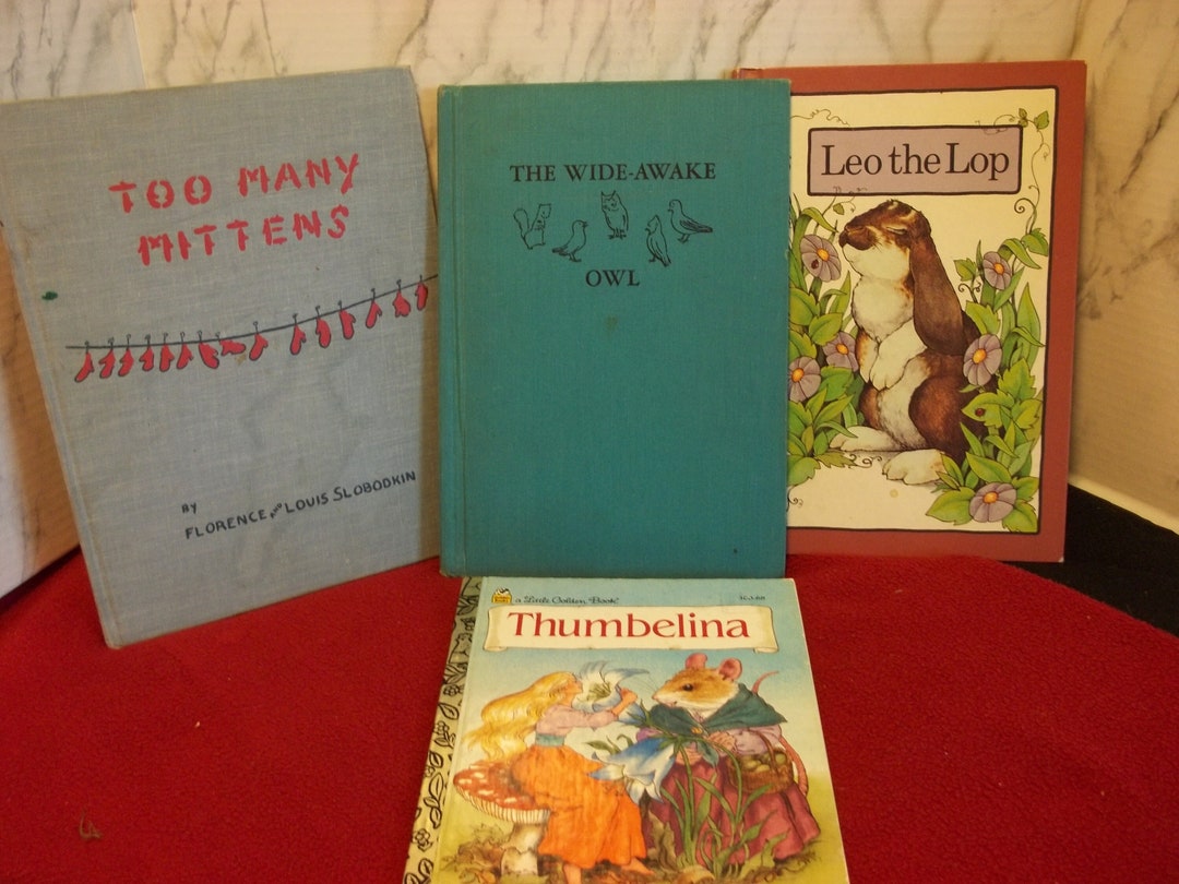 Children's Books Vtg Thumbelina, Leo the Loop, the Wide Awake Owl, Too ...