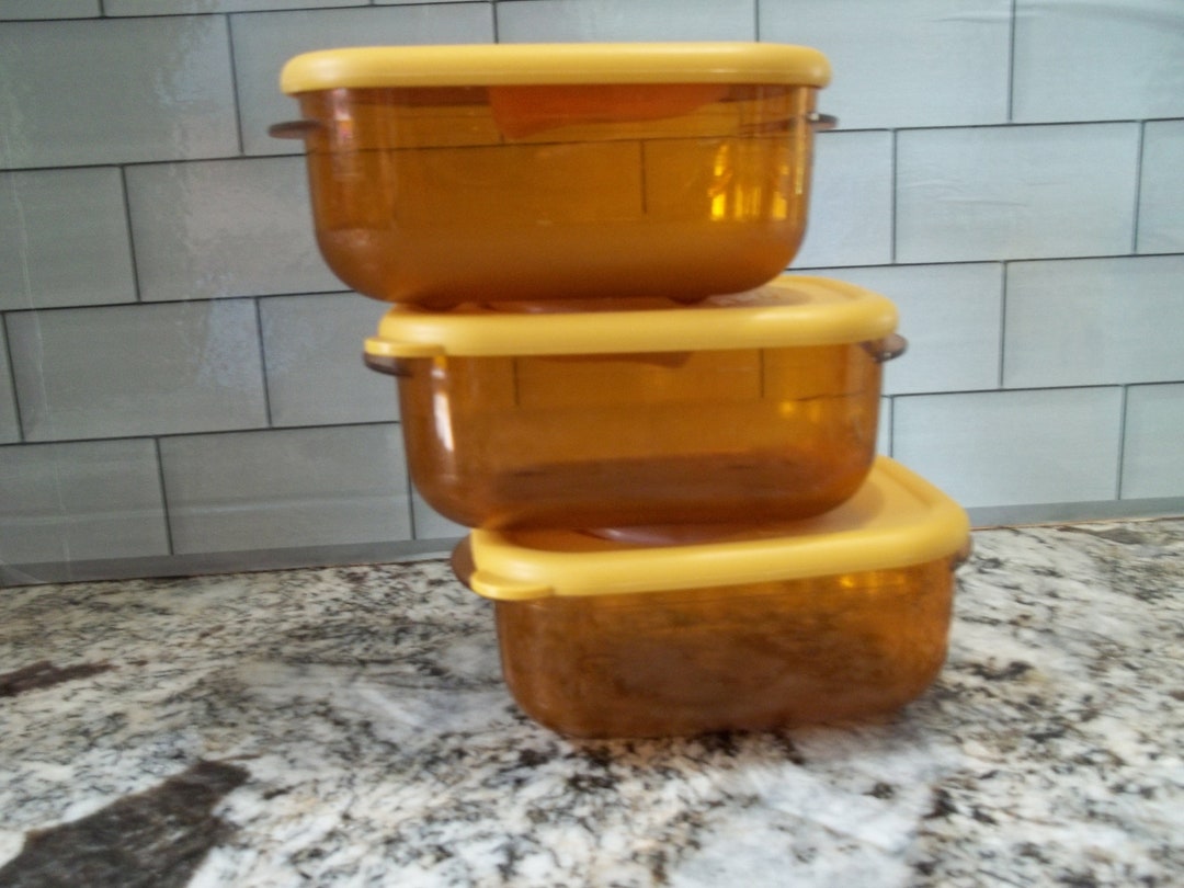 Tupperware Rock N Serve Vented Container Set GOLD - Etsy