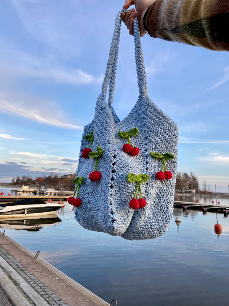 Crochet Cherry Bag - Etsy