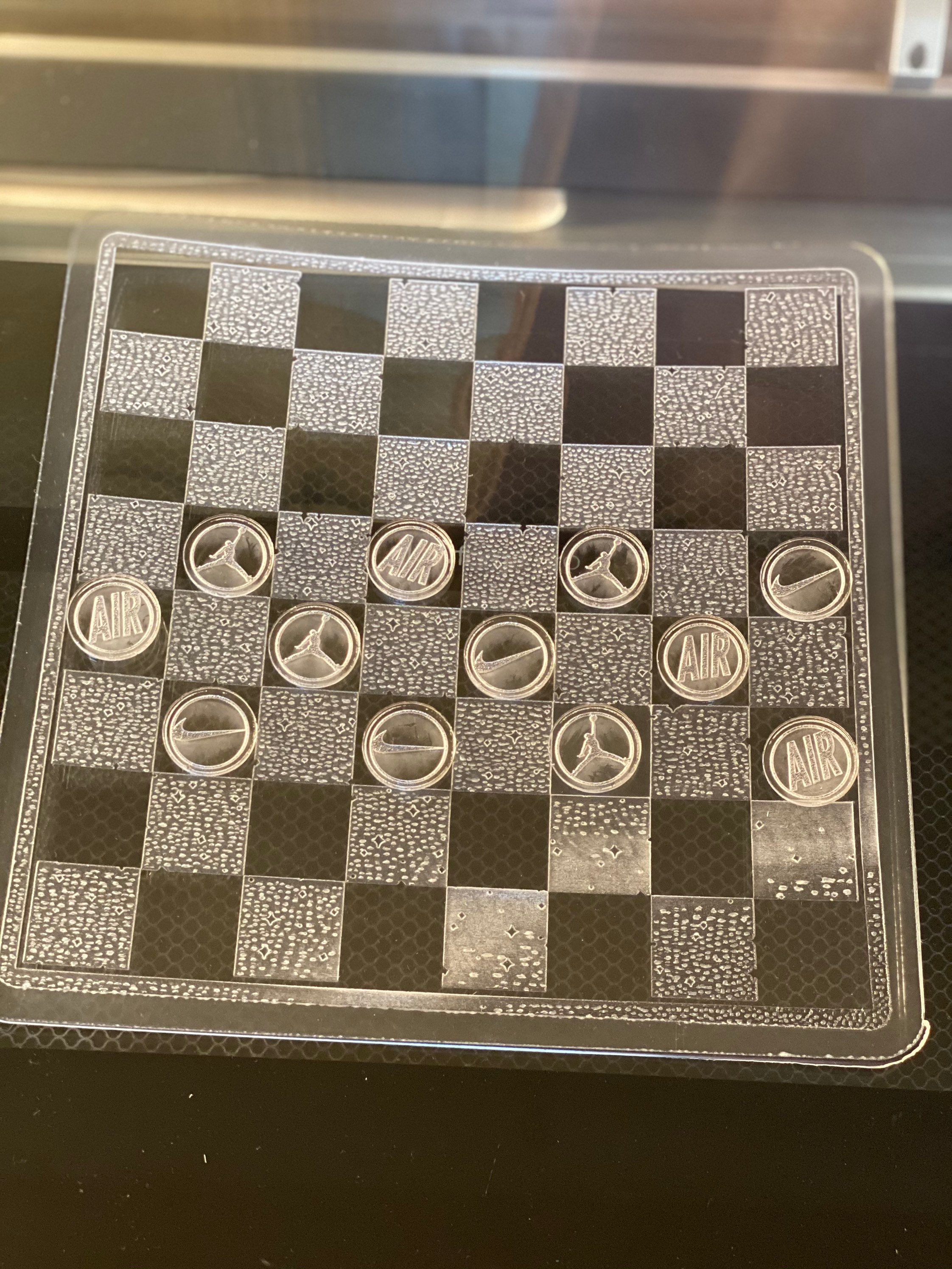 Themed Checker Board - Etsy