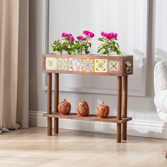 Plant stand console table store