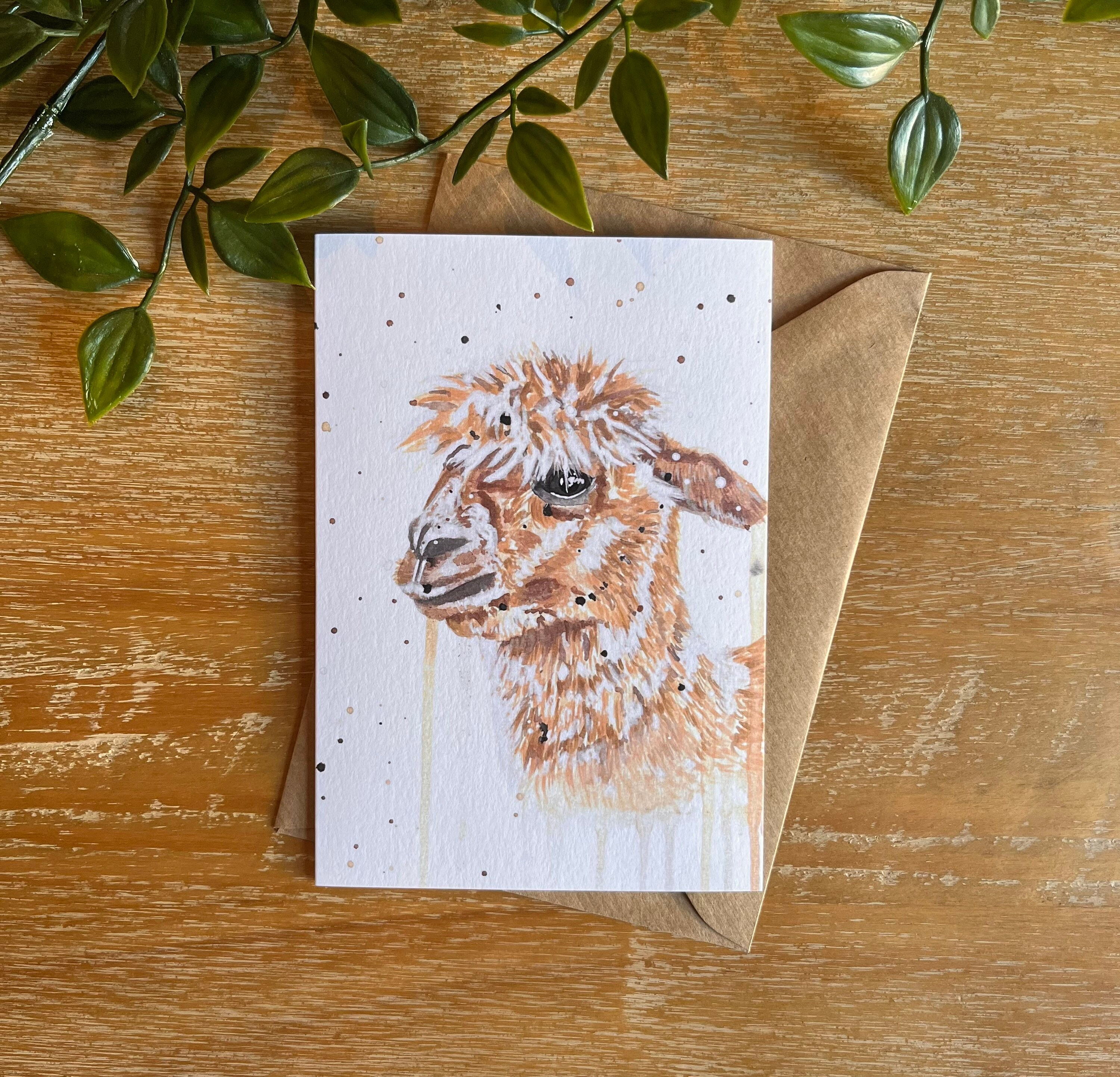 Alpaca Card, Alpaca Birthday Card, Birthday Card for Aunt, Llama Card ...