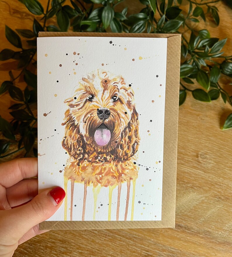Cockapoo Birthday Card, Dog Birthday Cards for Her, Birthday Card for ...
