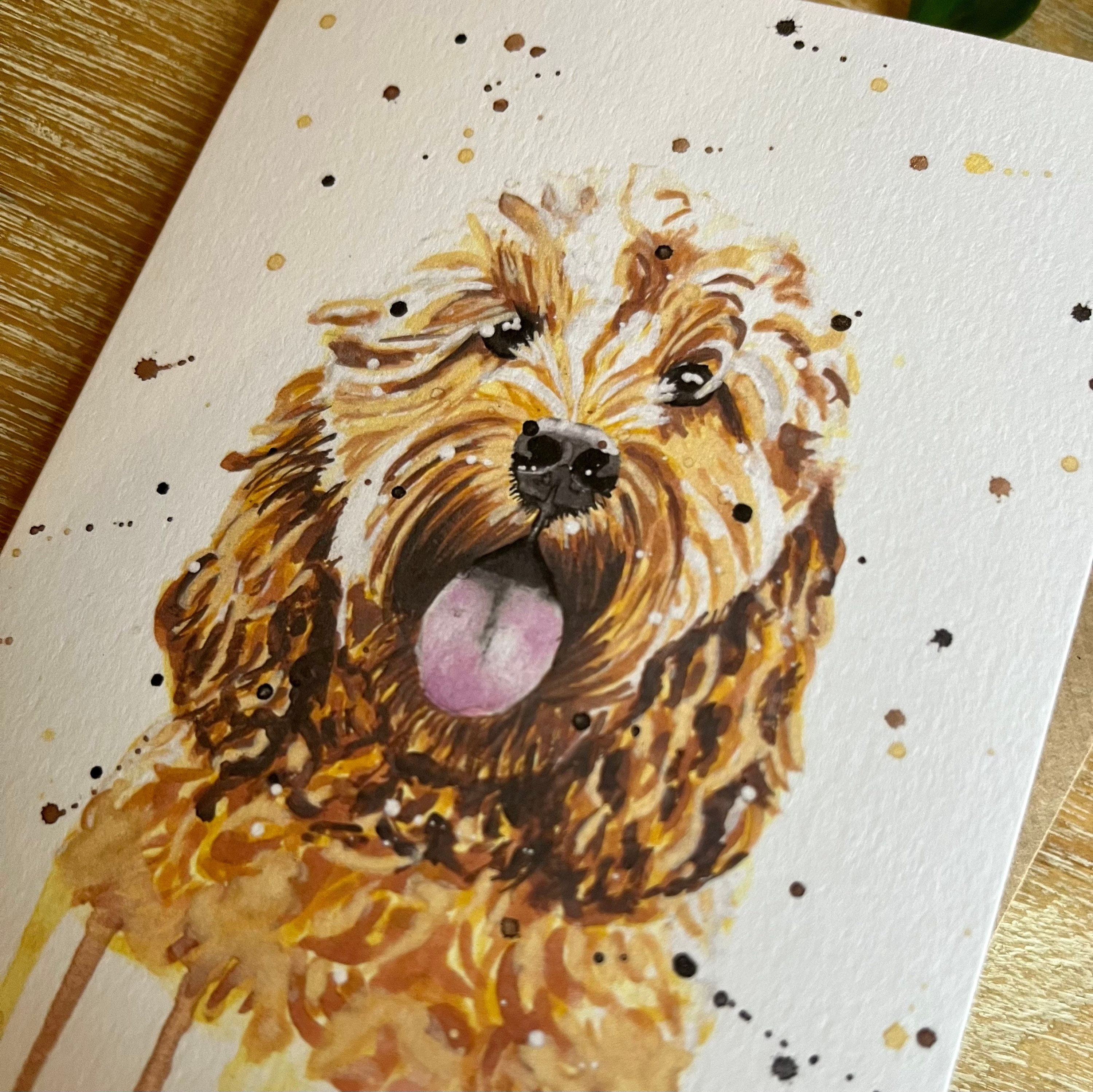 Cockapoo Birthday Card, Dog Birthday Cards for Her, Birthday Card for ...