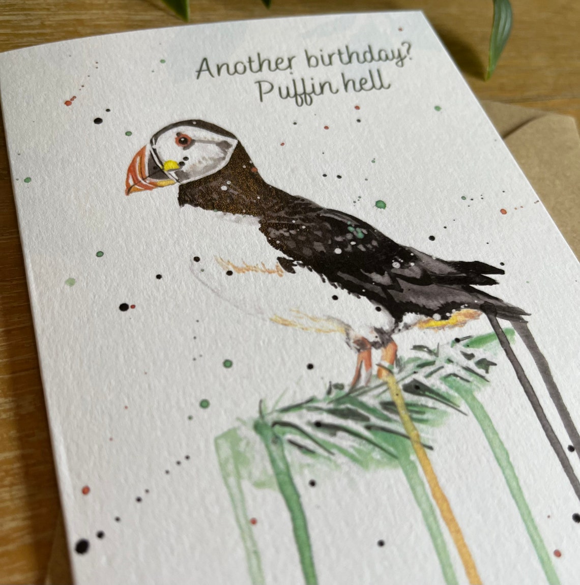 Puffin Birthday Card, Funny Birthday Card for Him, for Her, Pun ...