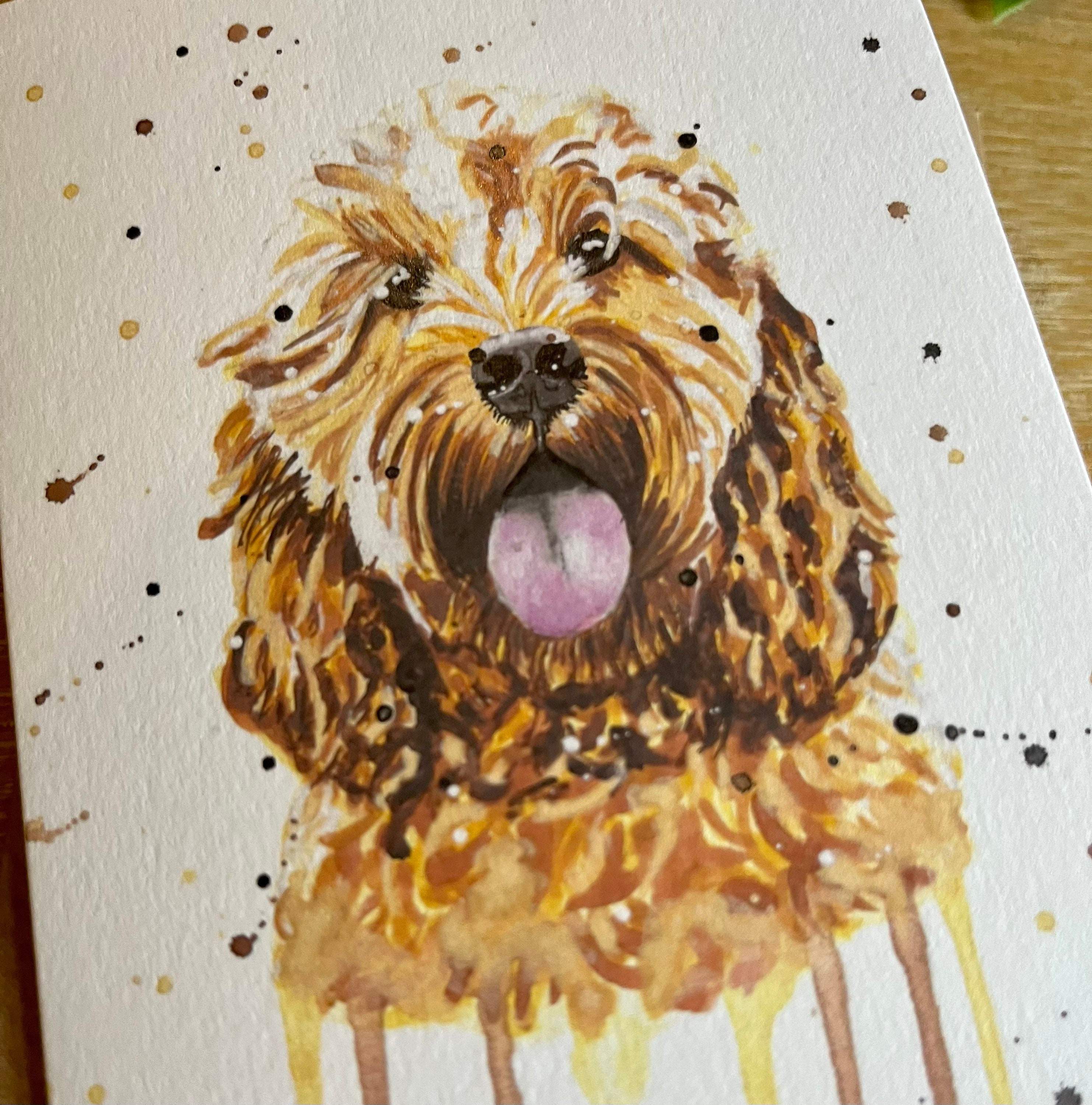 Cockapoo Birthday Card, Dog Birthday Cards for Her, Birthday Card for ...