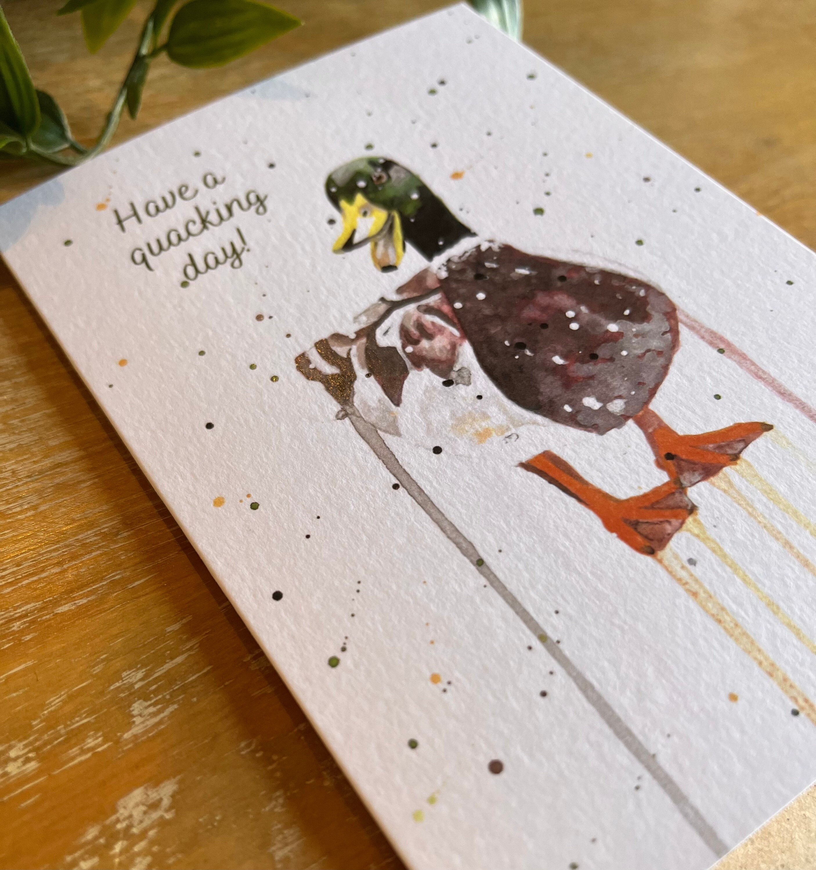 Duck Card, Duck Birthday Card for Her, Animal Birthday Cards for Him ...