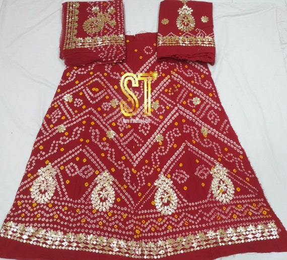 Traditional Rajputi Poshak Rajasthani Lehenga Choli Dress Etsy