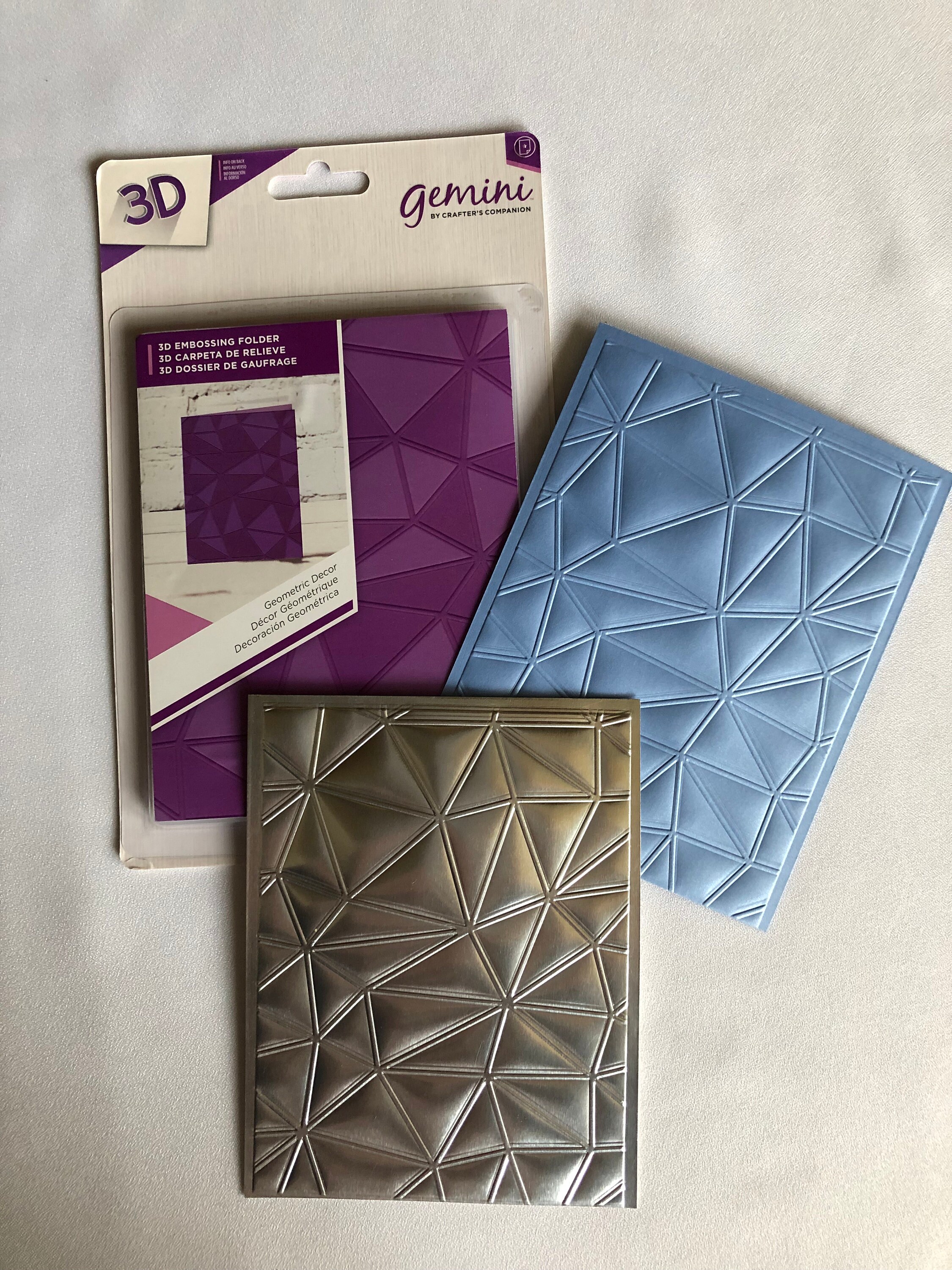 3D Embossing Folders Geometric Designs 4.25 X 5.5 - Etsy