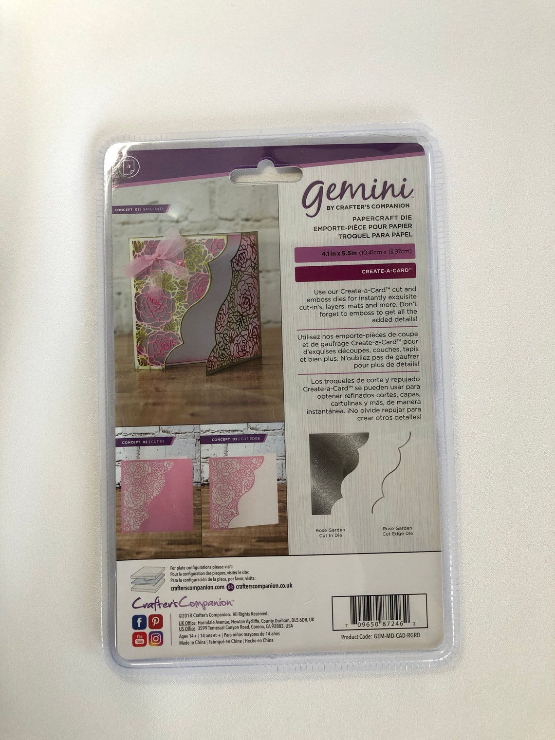 Create A Card Gemini Crafters Companion Papercraft - Etsy