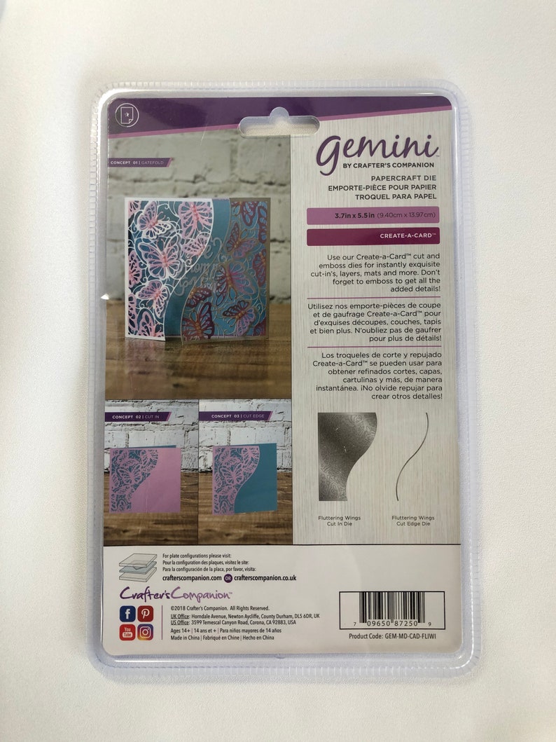 Create A Card Gemini Crafters Companion Papercraft | Etsy