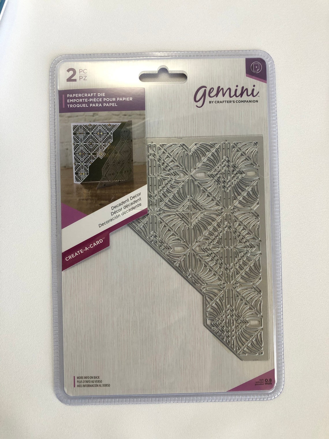 Create A Card Gemini Crafters Companion Papercraft | Etsy