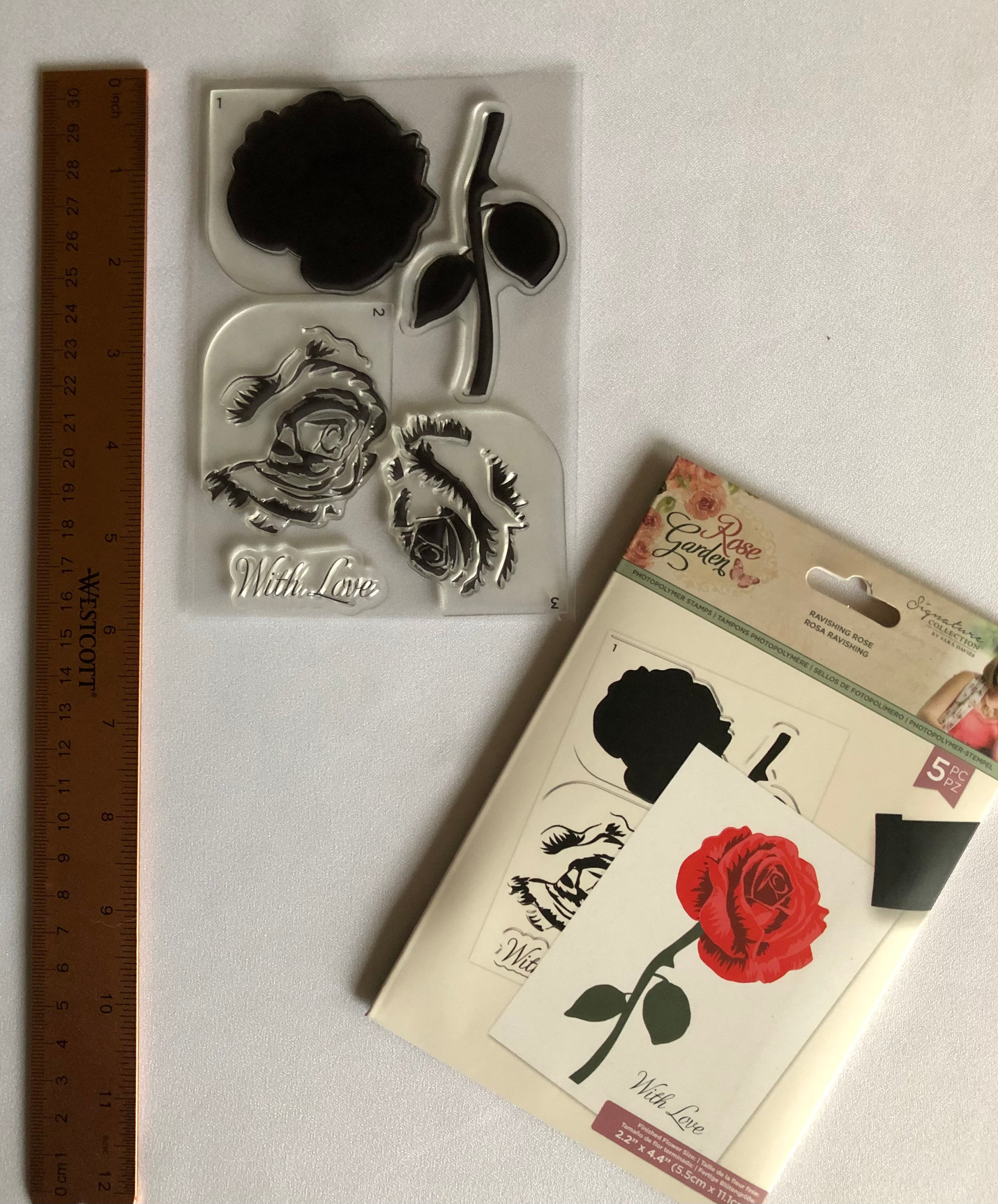 Sara Signature rose Garden Collection Stamping Elements - Etsy