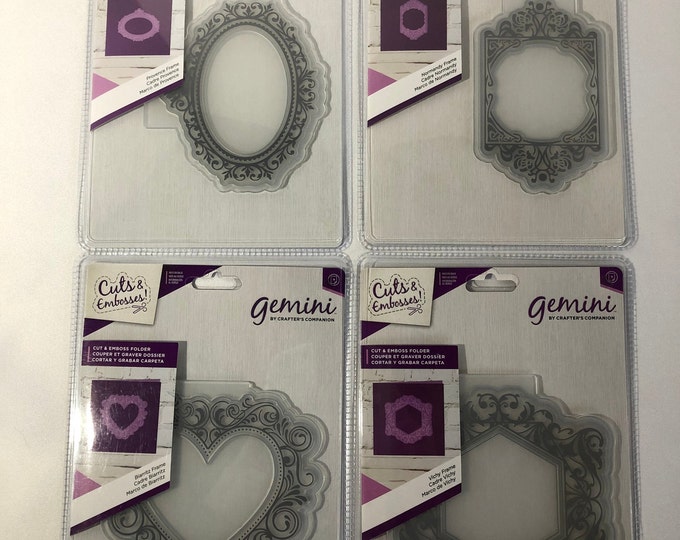 Gemini Embossing Folders Cut and Emboss Folders Crafters Companion ...