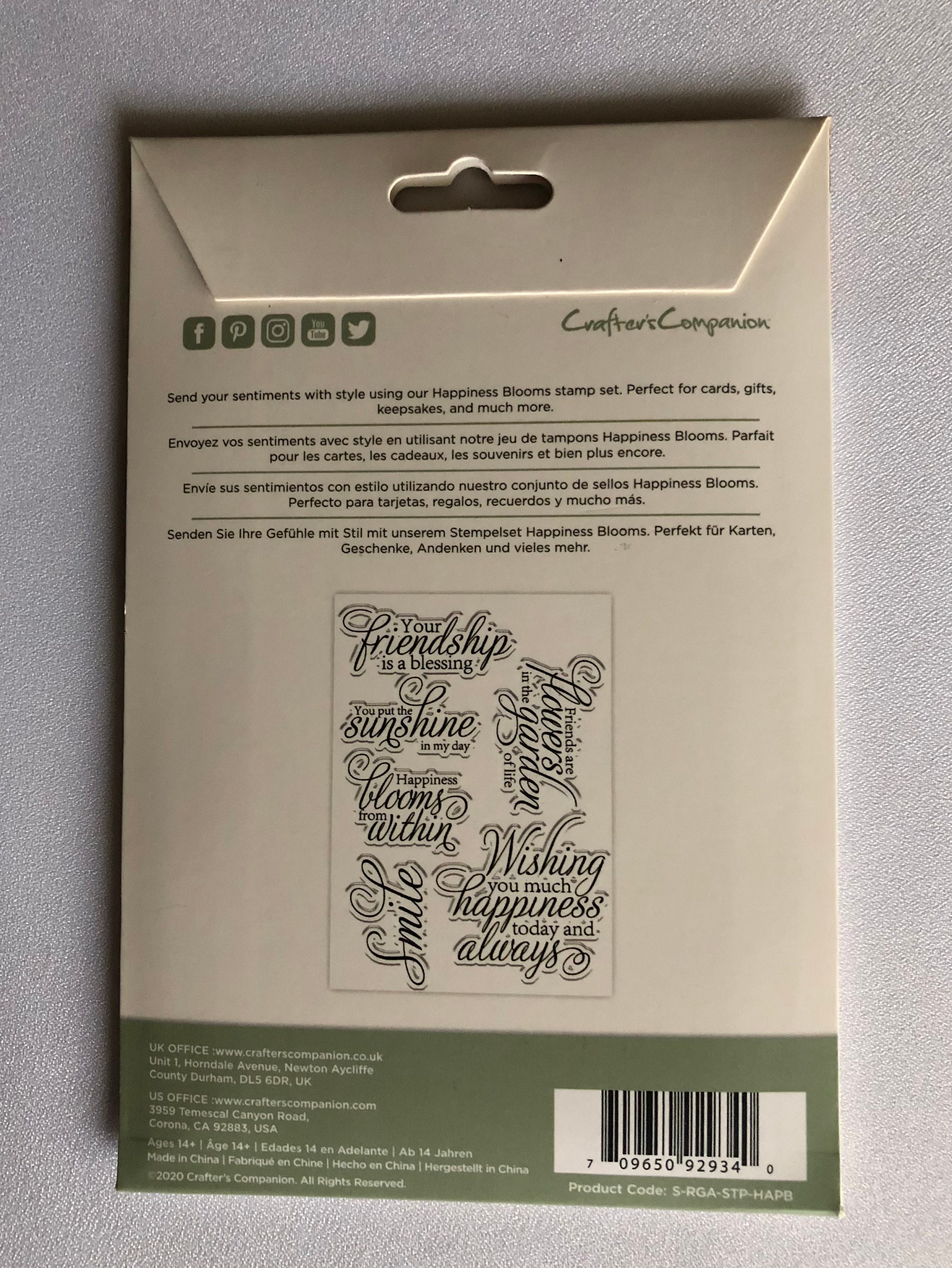 Sara Signature rose Garden Collection Stamping Elements Sentiment ...