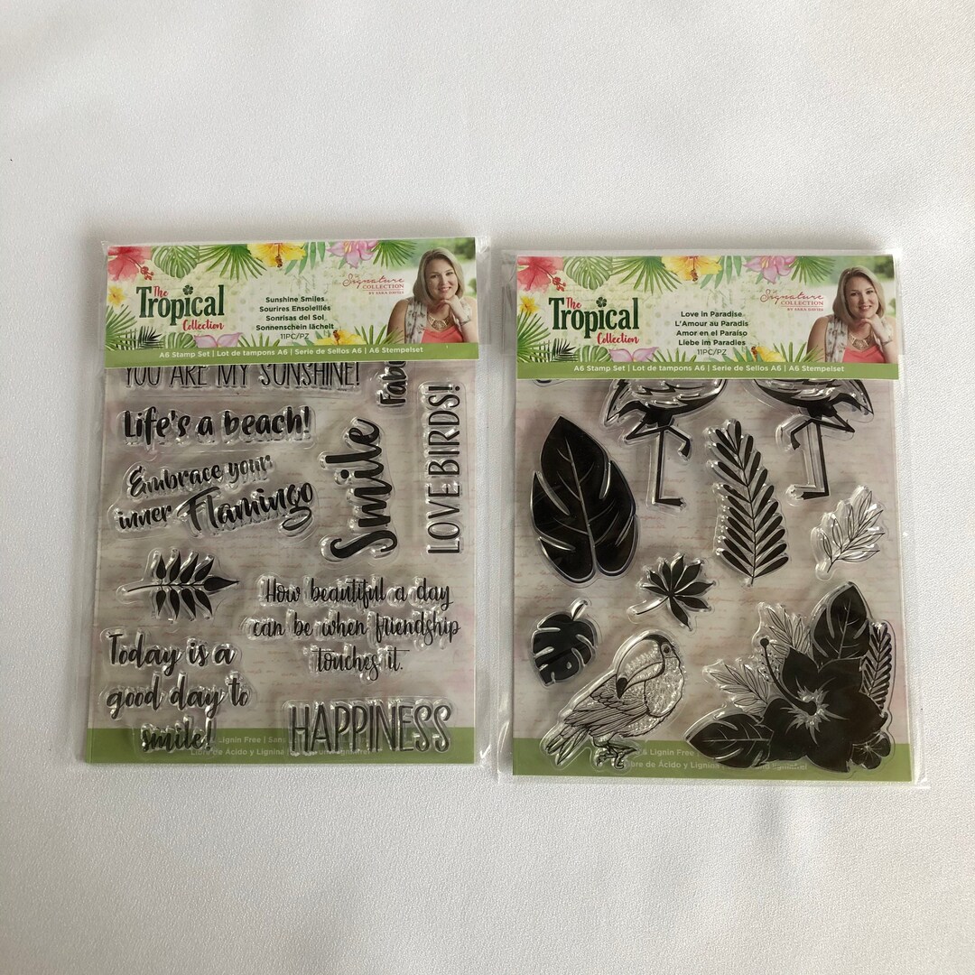 The Tropical Collection Stamps Crafters Companion Signature Collection ...