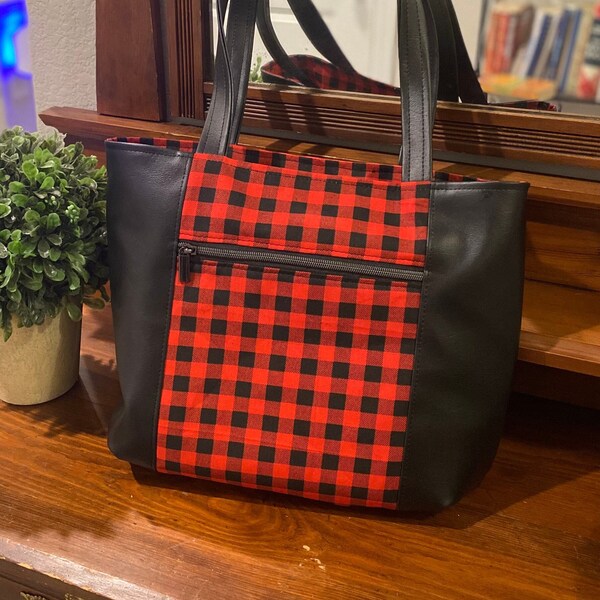 Plaid Handbags - Etsy