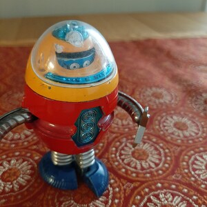 Shinsei Mini Power UFO Commander 7 Space Toy Robot Brayn-3 Made in Hong ...