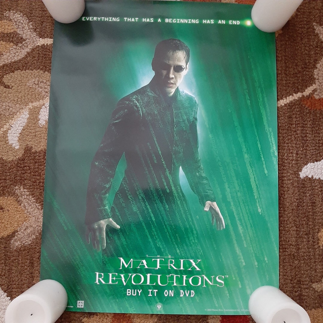 Released to DVD Movie Poster the Matrix Revolutions. Neo. 19inches by ...