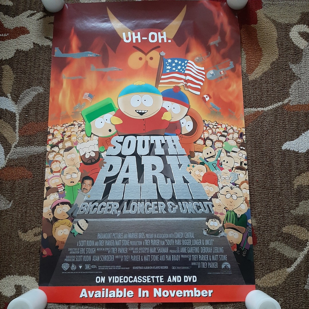 Released to DVD Movie Poster. South Park, Bigger, Longer and Uncut. UH ...